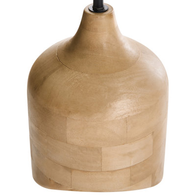 Pendant Lamp PANDU Mango Wood Light Brown