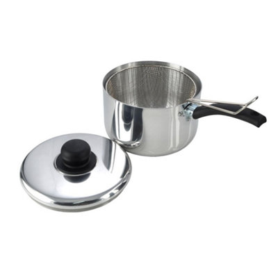 Pendeford Value Plus Collection Chip Pan Silver (20cm) | DIY at B&Q