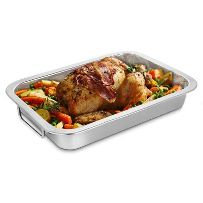 Penguin Home Stainless Steel Roasting Tray