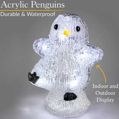 Penguin Light LED Christmas Decorations Indoor Outdoor Battery Operated ...