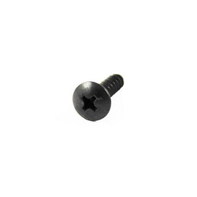 Penn Elcom 100 x No 8 Pozi-Drive Pan Head Screw Black 18.5mm/3/4" S1091K