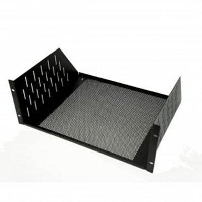 Penn Elcom 4U Rack Shelf Vented 368.2mm/14.5" Deep R1194/4UVK | DIY at B&Q