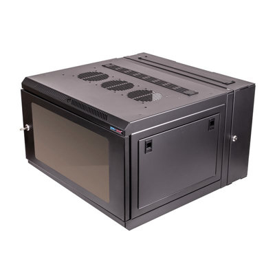 Penn Elcom 6U Double Hinged Wall Mount Rack Enclosure M6 R6406RHF-M6