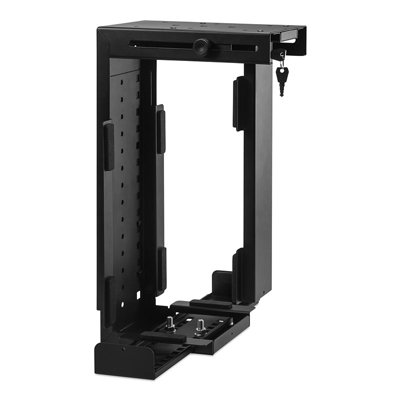 Penn Elcom Rigid Locking Computer Holder Black CPU-87B/L | DIY at B&Q