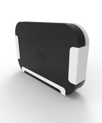Penn Elcom Wall Bracket Sky Q Mini Box, White
