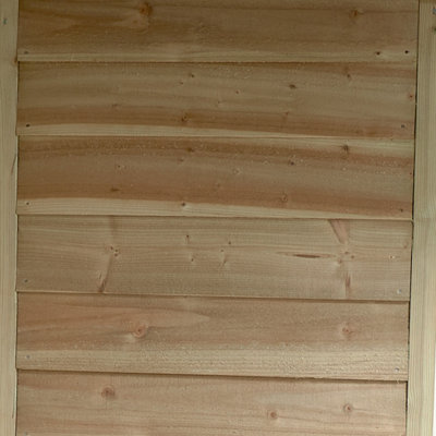 Pent Medium Wooden Overlap Log Store (1.8m x 0.9m)