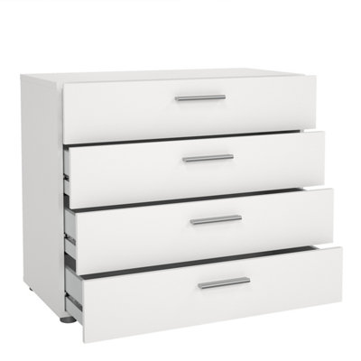 Pepe Chest of 4 Drawers in White