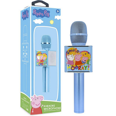 Peppa Pig Karaoke Microphone With Bluetooth Speaker | DIY at B&Q