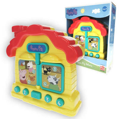 Peppa Pig Musical Farm House with built in Music and Sounds Toy Easy-to-use