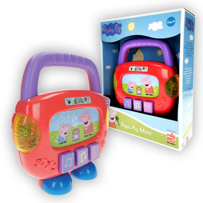 Peppa Pig Radio Sing-Along Boombox with built in Music and Sounds | DIY ...
