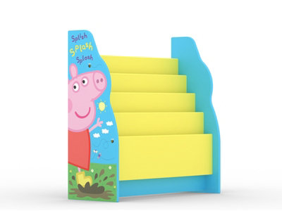 Peppa Pig Sling Bookcase, Green, Cream, Childs
