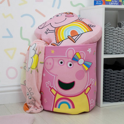 Peppa Pig Storage Tub Organiser Hamper Box | DIY at B&Q