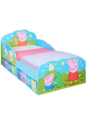 Peppa Pig Toddler Bed with Storage