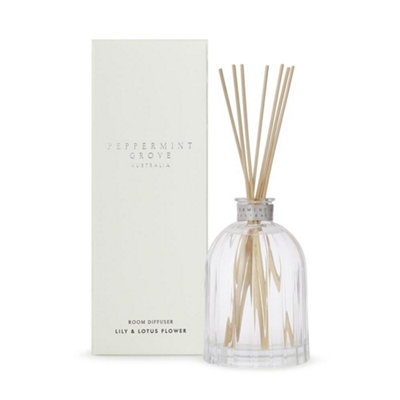 Peppermint Grove - Scented Reed Diffuser - 350ml - Lily & Lotus Flower