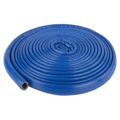 PEPTE 10m Long Blue 18mm Extra Strong Pipe Foam Insulation Lagging Wrap ...