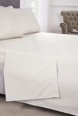 Percale Collection 180 Thread Count Percale Flat Sheet