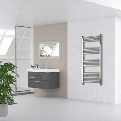 Perfect Sanitary Bathroom 1400x500mm Chrome Straight Radiator Tall ...