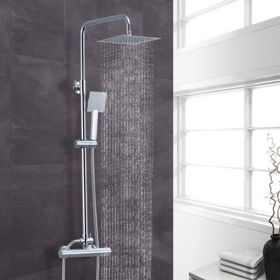 Perfect Sanitary Exposed Thermostatic Mixer Shower Set With 245mm