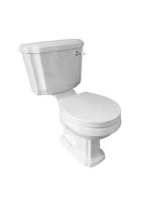 Perfect Sanitary Traditional Victorian Soft Close Seat WC Close Coupled ...