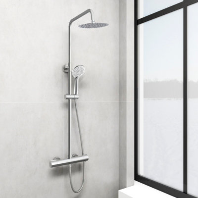 Perfect Sanitary Wall-mounted 3-spray pattern Chrome effect ...