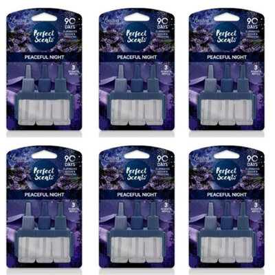 Perfect Scents 3 Scents Air Freshener Refill, Peaceful Night 20ml (Pack ...