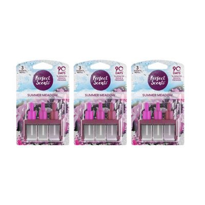 Perfect Scents Summer Meadow Air Freshener 3x Scent Refills 20ml - Pack ...