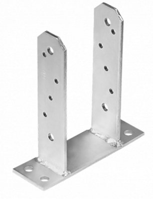 PERGOLA POST SUPPORT Heavy Duty Galvanised ("TT" Type) Foot Shoe Fence ...