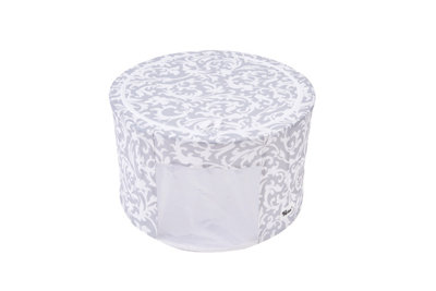 Periea 'Abby' Round Home Storage Boxes with Zip Lids, Front Window ...