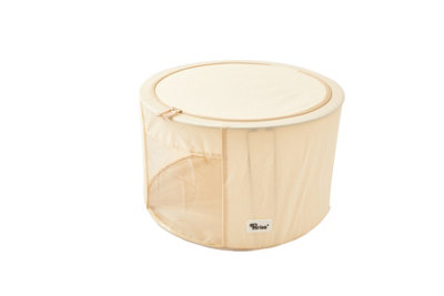 Periea 'Abby' Round Home Storage Boxes with Zip Lids, Front Window ...