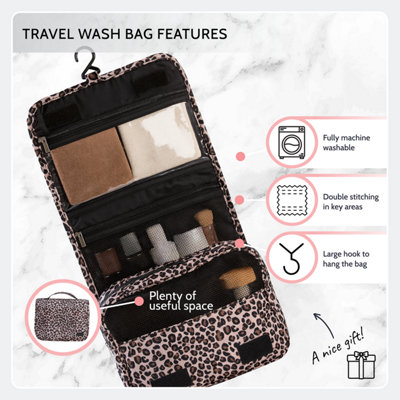 Periea Amelia Hanging Travel Wash Bag for Toiletries & Cosmetics ...