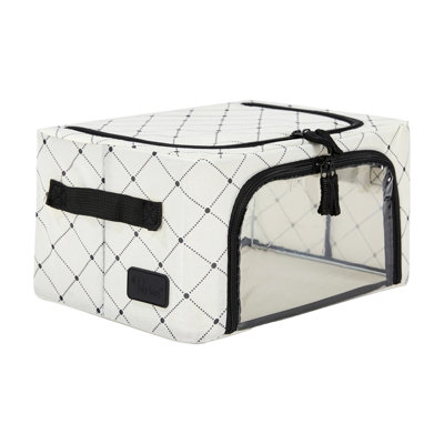 Periea Beau Folding Collapsible Stackable Fabric Home Storage Boxes ...