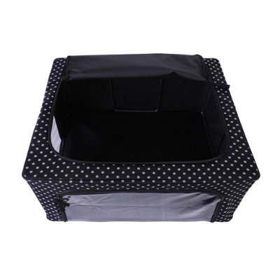 Periea Beau Folding Collapsible Stackable Fabric Home Storage Boxes ...