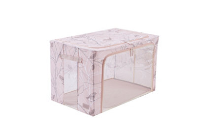 Periea Beau Folding Collapsible Stackable Fabric Home Storage Boxes ...