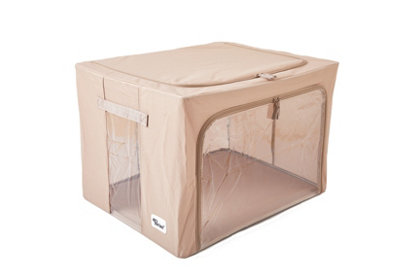 Periea Beau Folding Collapsible Stackable Fabric Home Storage Boxes ...