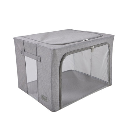 Periea Beau Folding Collapsible Stackable Fabric Home Storage Boxes ...