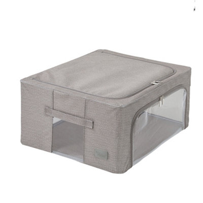 Periea Beau Folding Collapsible Stackable Fabric Home Storage Boxes ...