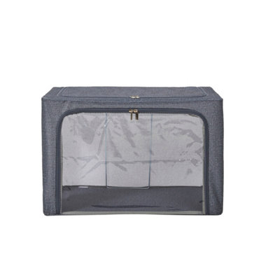 Periea Beau Folding Collapsible Stackable Fabric Home Storage Boxes ...