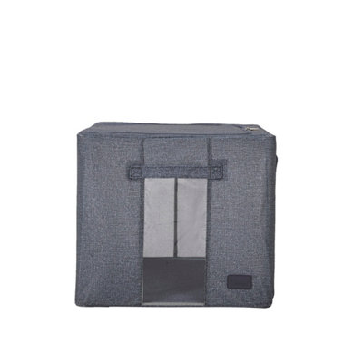Periea Beau Folding Collapsible Stackable Fabric Home Storage Boxes ...