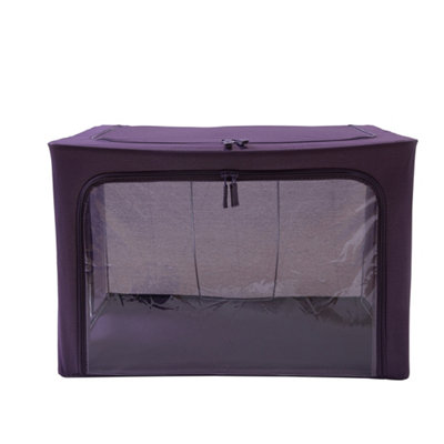 Periea Beau Folding Collapsible Stackable Fabric Home Storage Boxes ...
