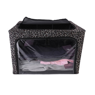 Periea Beau Folding Collapsible Stackable Fabric Home Storage Boxes ...