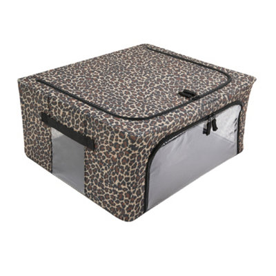 Periea Beau Folding Collapsible Stackable Fabric Home Storage Boxes ...