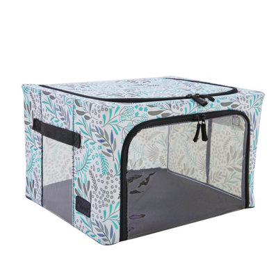 Periea Beau Folding Collapsible Stackable Fabric Home Storage Boxes ...