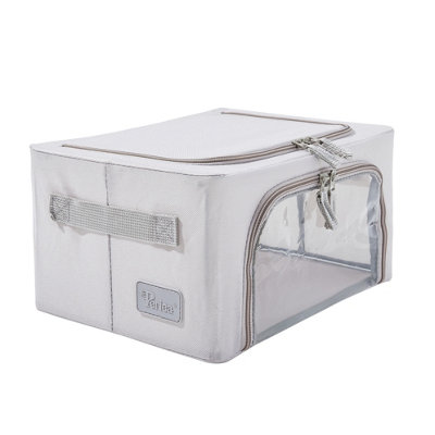 Periea Beau Folding Collapsible Stackable Fabric Home Storage Boxes ...