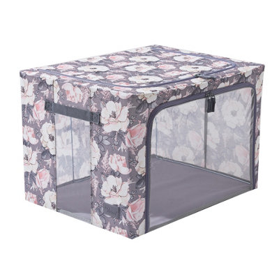 Periea Beau Folding Collapsible Stackable Fabric Home Storage Boxes ...