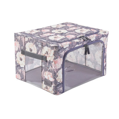 Periea Beau Folding Collapsible Stackable Fabric Home Storage Boxes ...