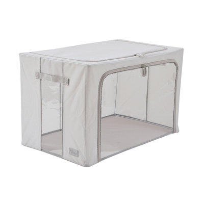 Periea Beau Folding Collapsible Stackable Fabric Home Storage Boxes ...