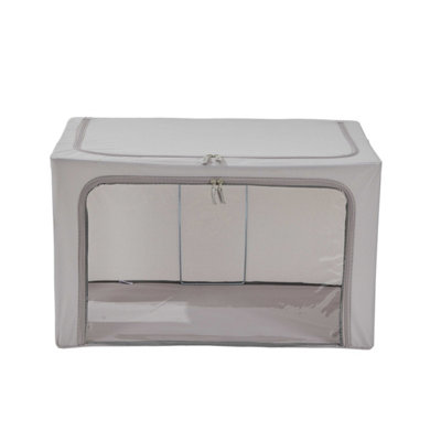 Periea Beau Folding Collapsible Stackable Fabric Home Storage Boxes ...