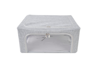 Periea Beau Folding Collapsible Stackable Fabric Home Storage Boxes ...