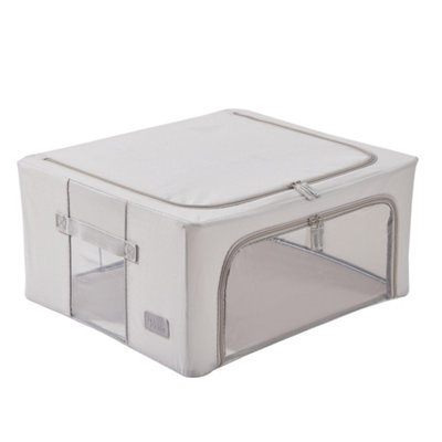 Periea Beau Folding Collapsible Stackable Fabric Home Storage Boxes ...