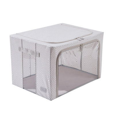 Periea Beau Folding Collapsible Stackable Fabric Home Storage Boxes ...